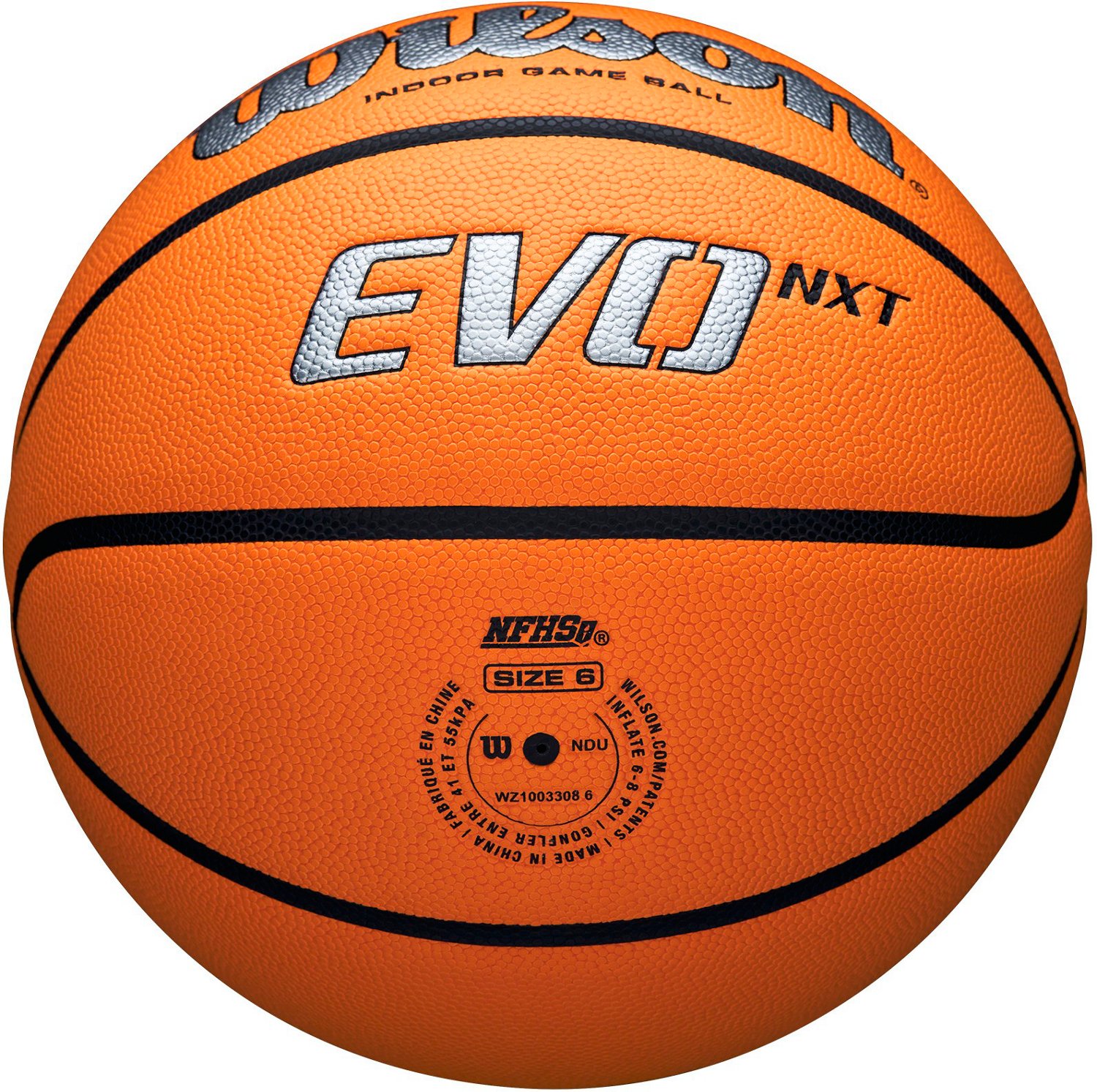 Wilson NCAA Evo NXT Official Game Basketball | Academy