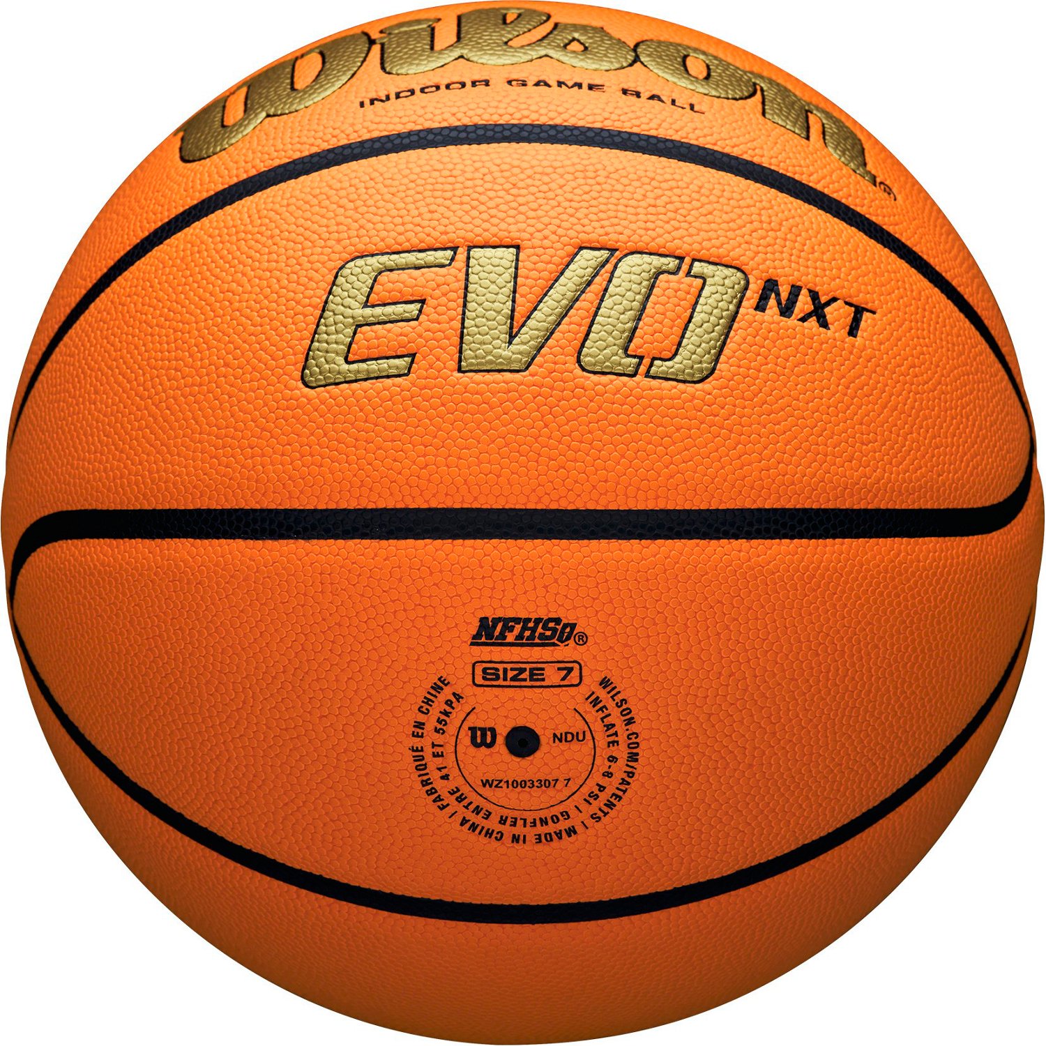 Wilson NCAA Evo NXT Official Game Basketball | Academy