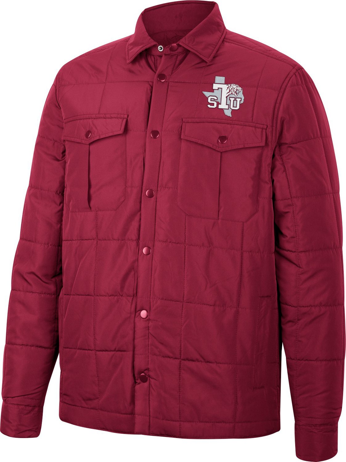 Colosseum Athletics Mens Texas Southern University Detonate Quilted Jacket Academy
