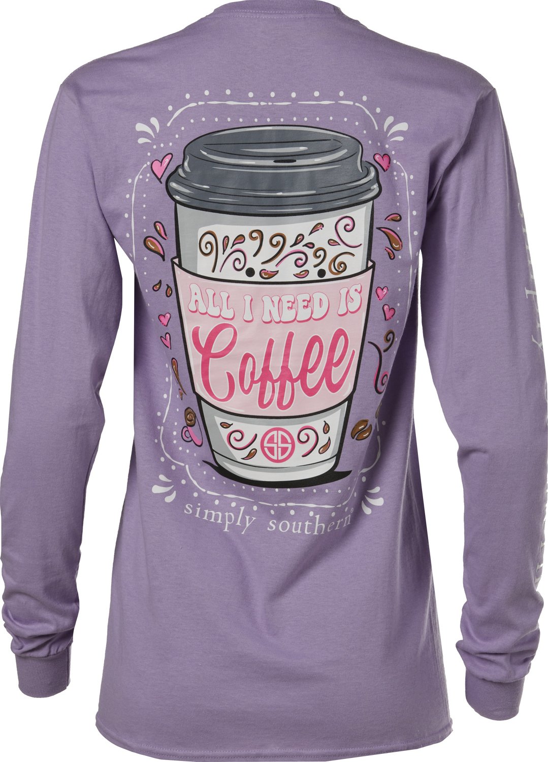 Simply Southern Women's Coffee Long Sleeve Shirt Academy
