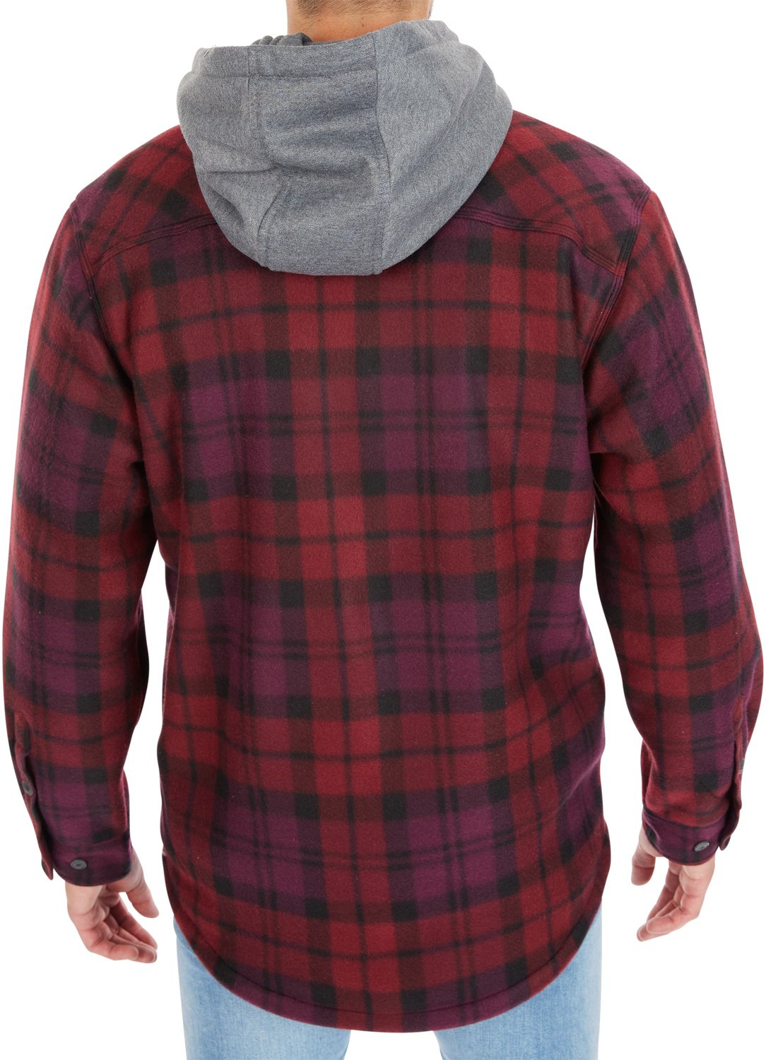 Smith's Workwear Men's Sherpa Lined Microfleece Shirt Jacket | Academy