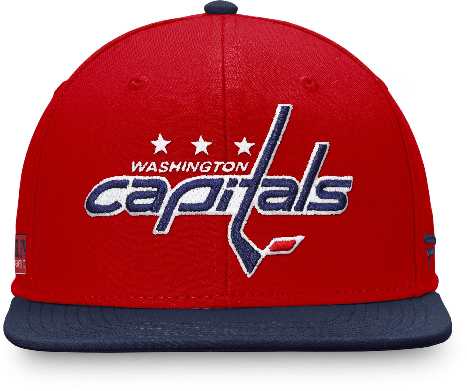 Fanatics Men's Washington Capitals Iconic Colorblock Snapback Cap | Academy