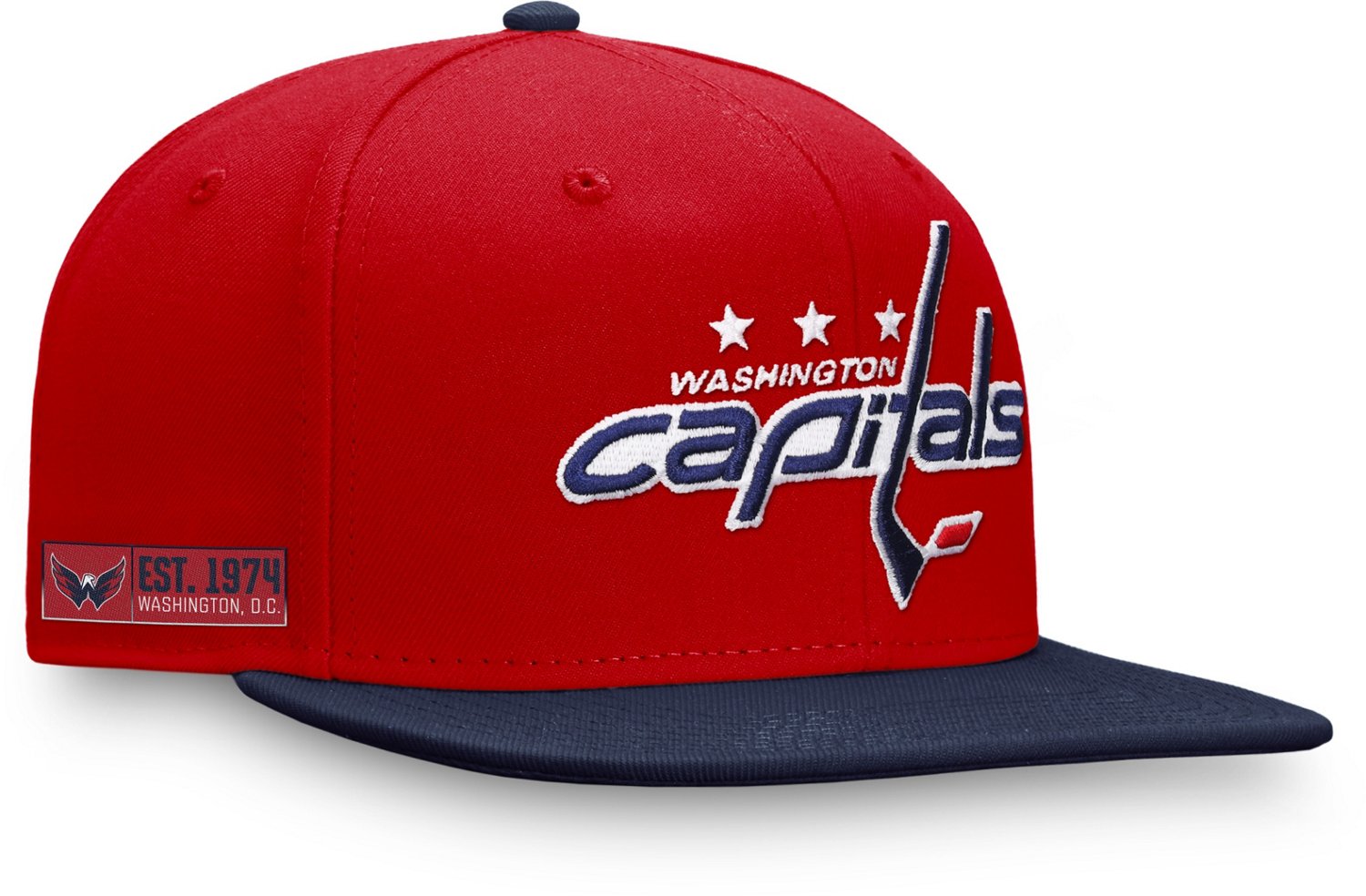 Fanatics Men's Washington Capitals Iconic Colorblock Snapback Cap | Academy