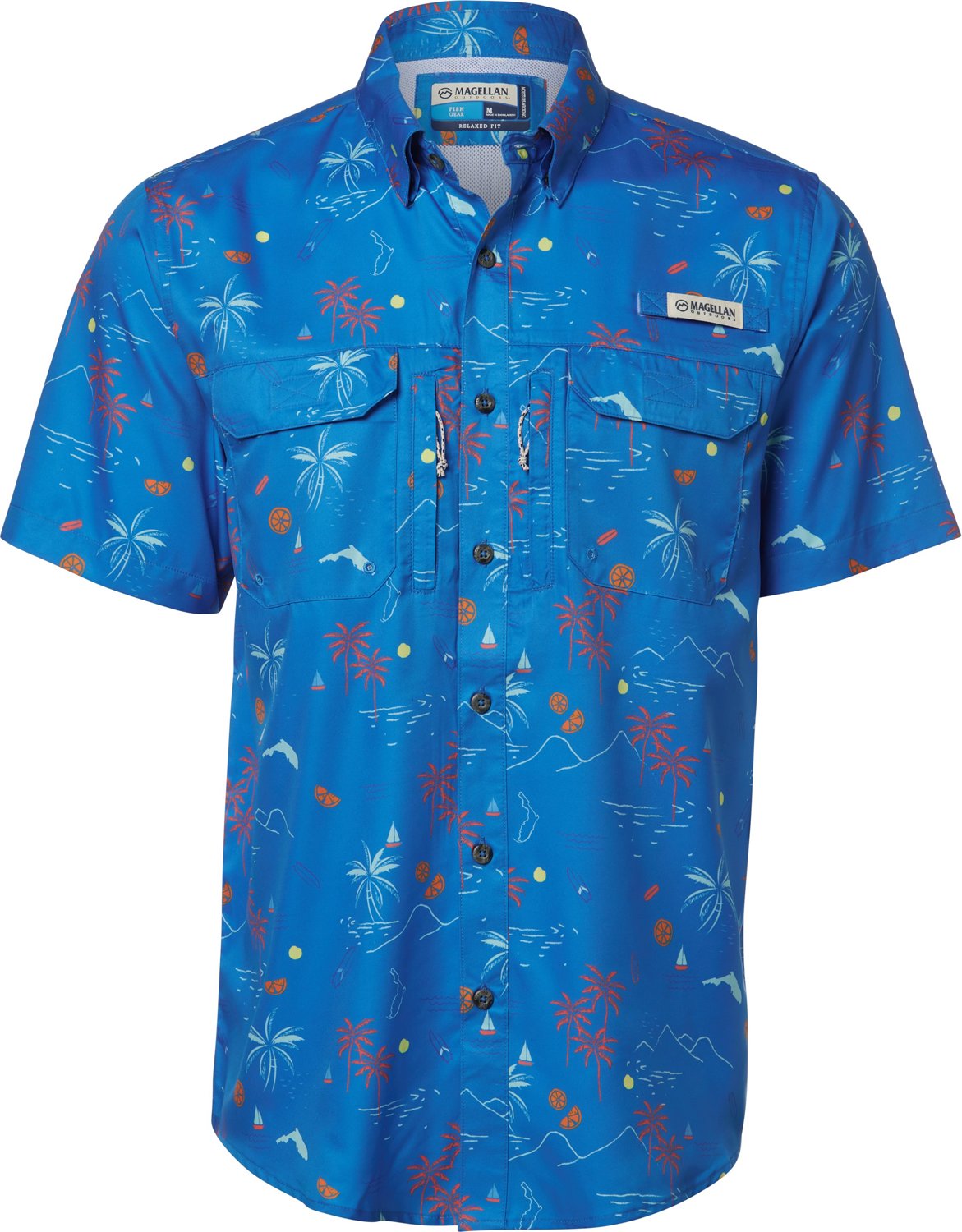 Magellan Outdoors Men's Florida Local State Print Shirt | Academy