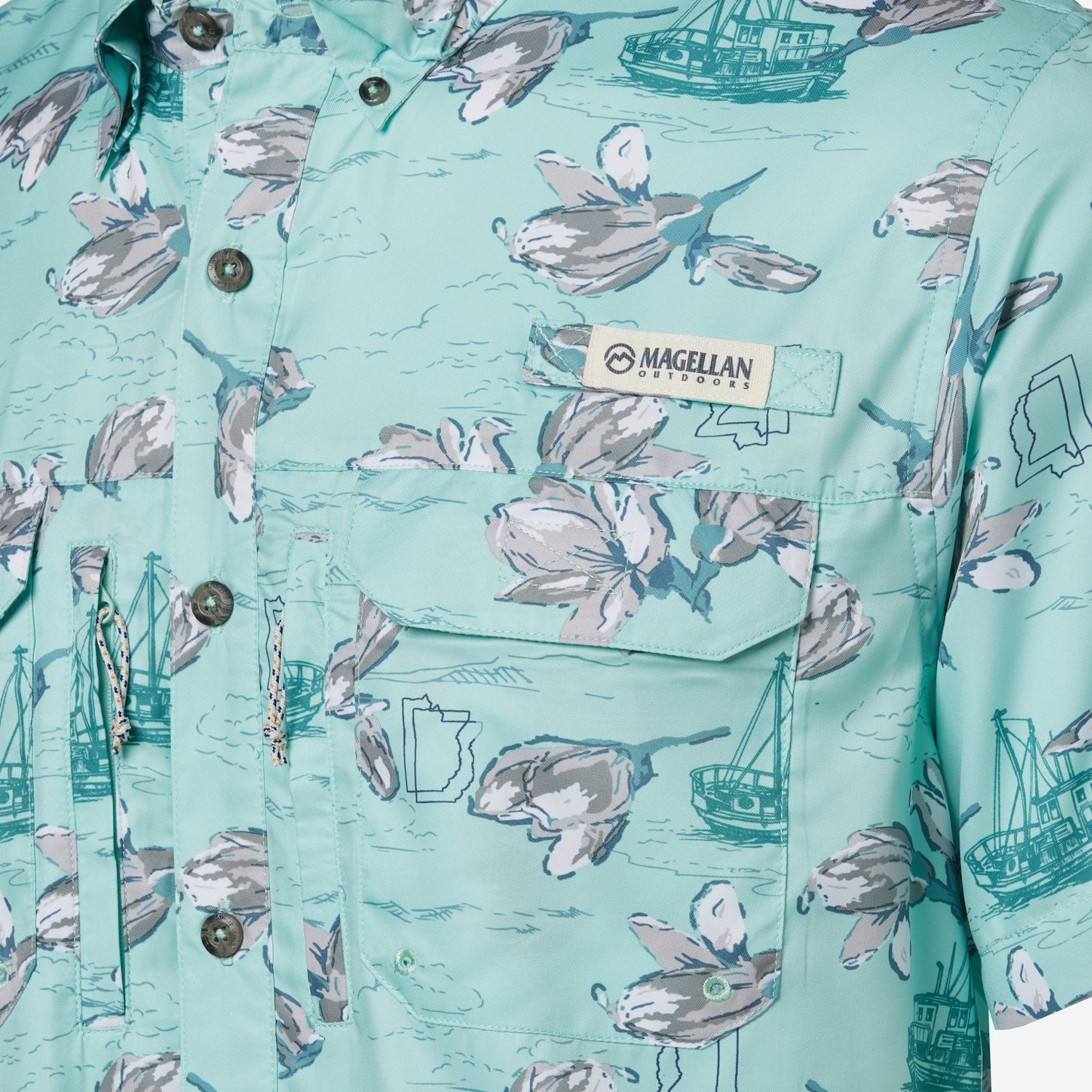 Magellan Outdoors Men's Mississippi Local State Print Shirt | Academy