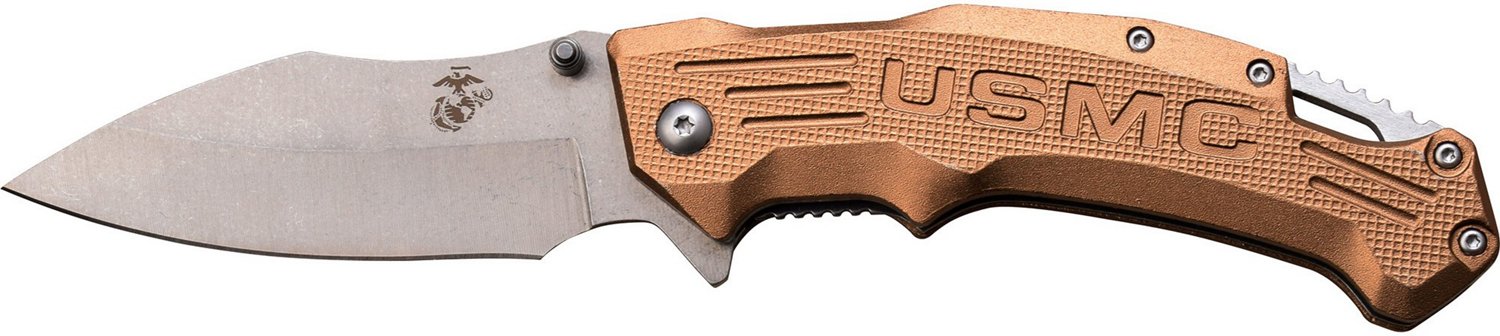 Master Cutlery USMC Spring Assisted Pocket Knife | Academy