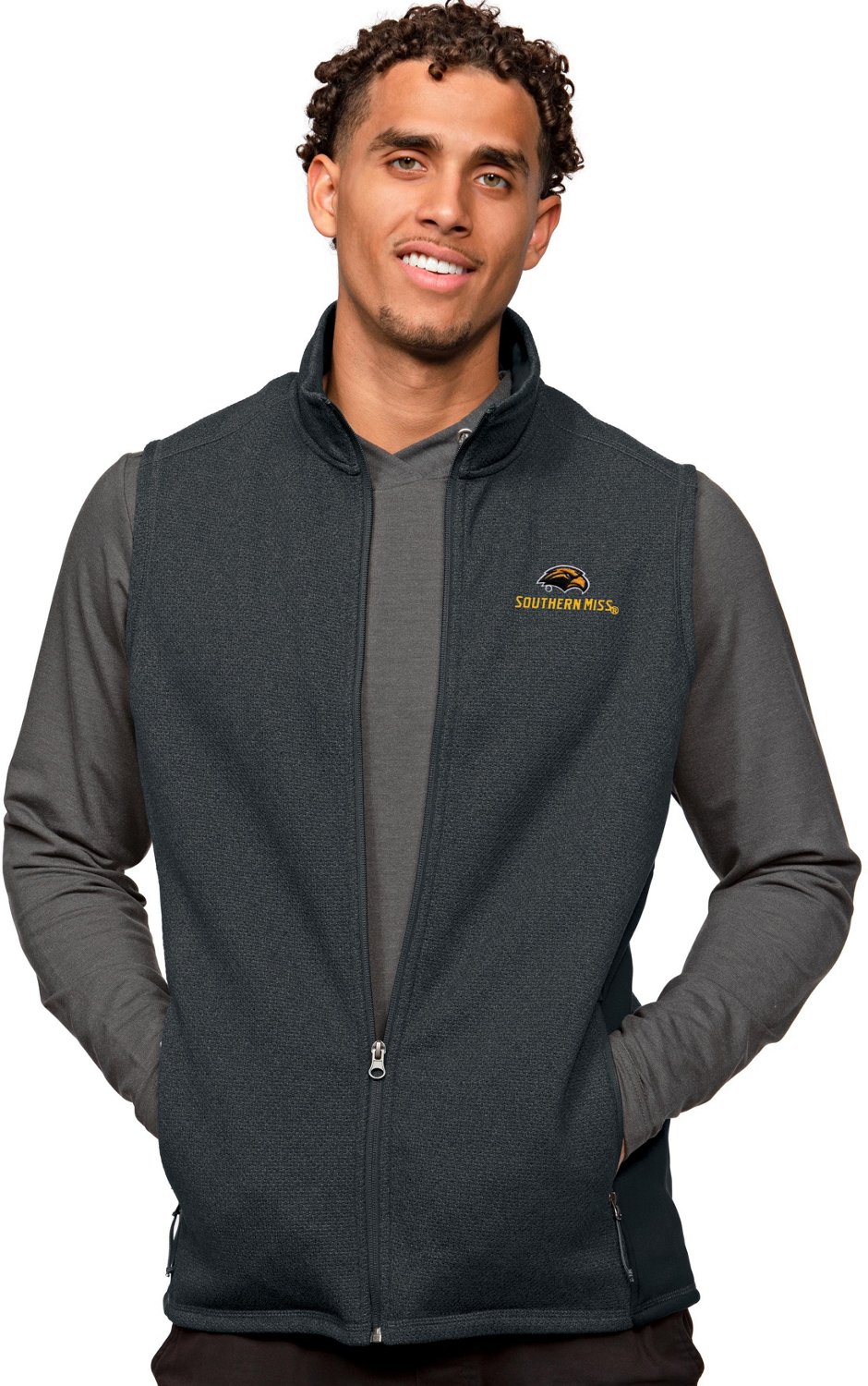 Antigua Men's University of Southern Mississippi Course Vest | Academy