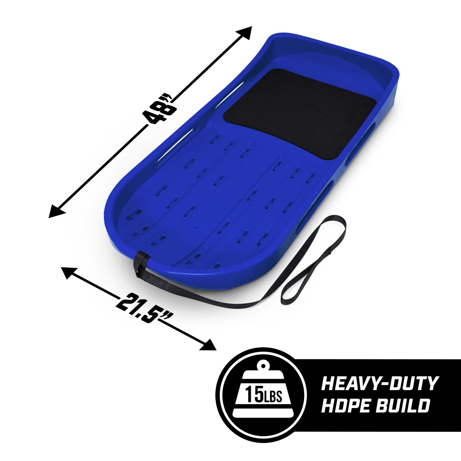 GoSports 48in Premium 2-Person Snow Sled | Academy