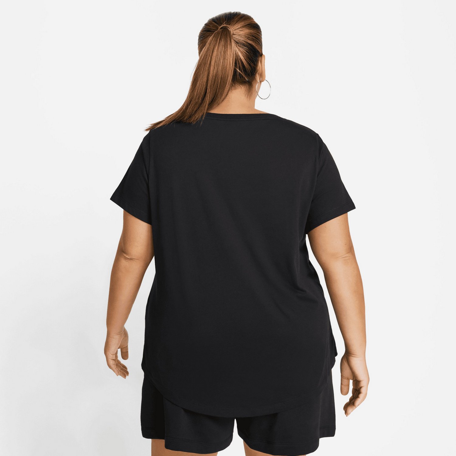 Nike Plus Size Womens Sportswear Club T Shirt Academy