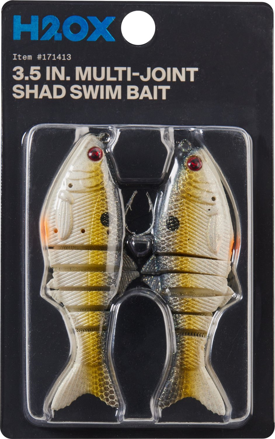 H2OX 3.5 inch Multi Joint Shad Swim Bait | Academy