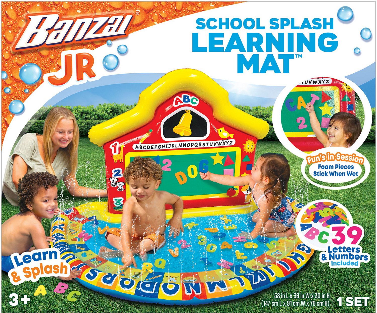 Banzai Jr. School Splash Learning Mat | Academy