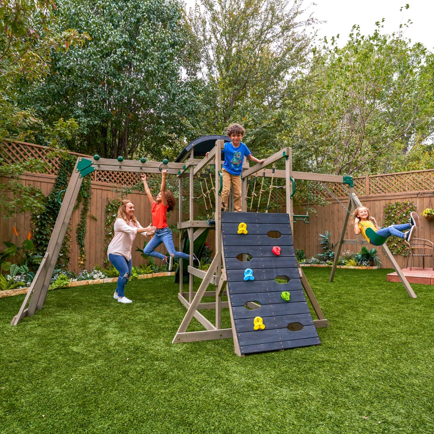 KidKraft Gladiator Quest Swing Set | Academy