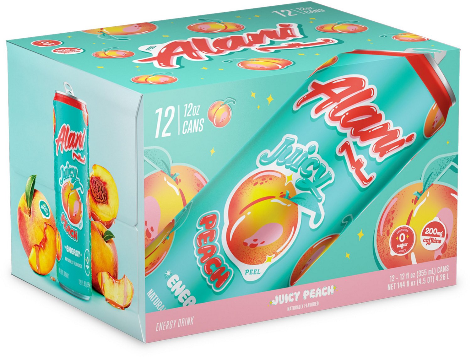Alani Nu Energy Juicy Peach 12 oz | Academy