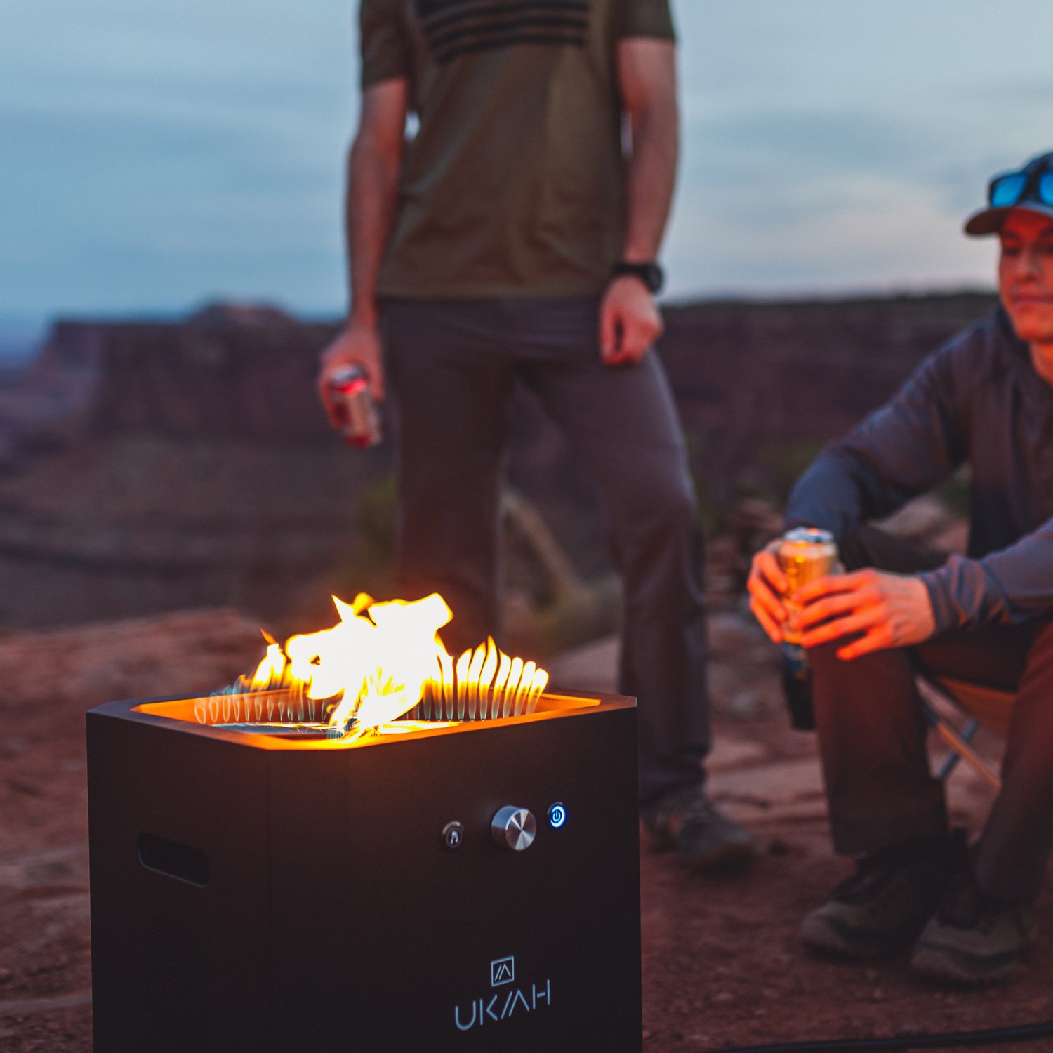 Ukiah Deluxe Beat to Music Fire Pit | Academy