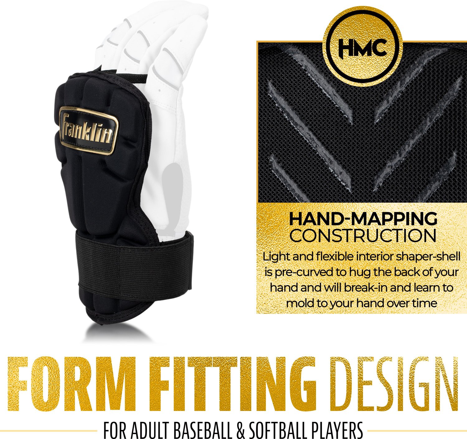 Franklin Adult MLB CFX PRT Series Large Hand Guard | Academy