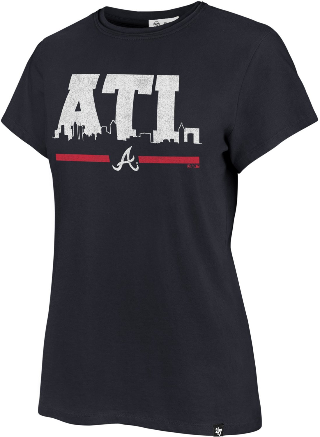'47 Atlanta Braves Women’s ATL Sky Line Frankie Graphic T-shirt | Academy