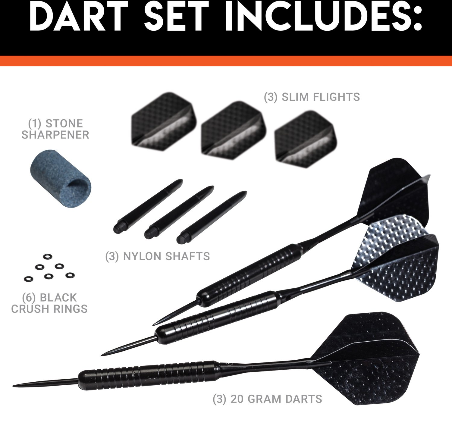 Franklin 20 g Steel-Tip Dart Set | Academy