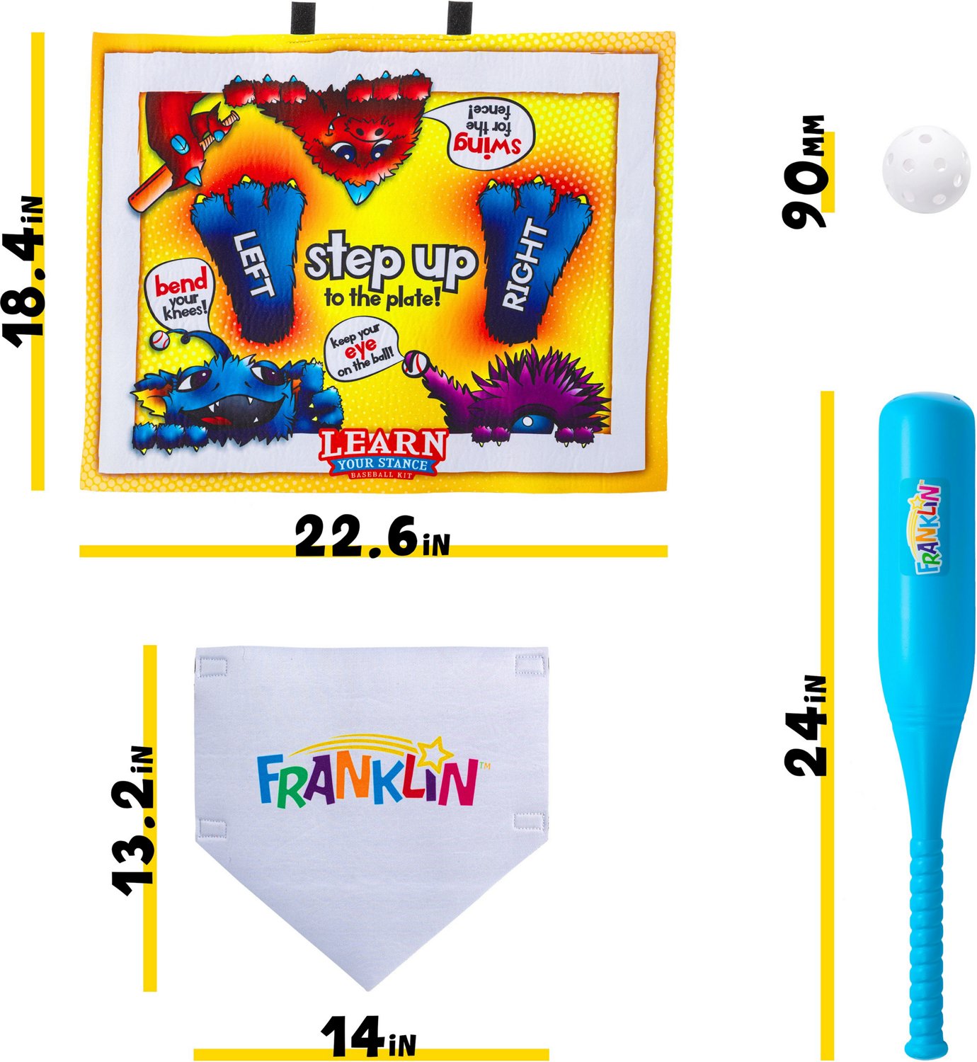 Franklin Learn Your Stance Baseball Set | Academy