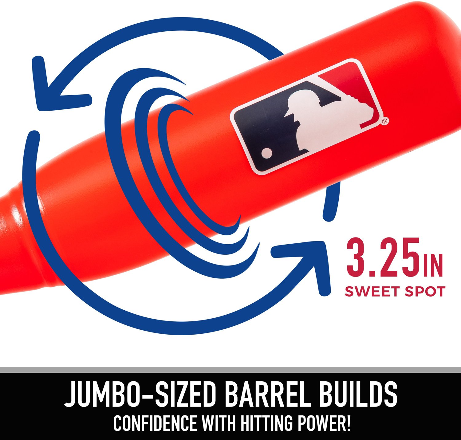 Franklin Kids' MLB Jumbo Plastic Baseball Bat | Academy