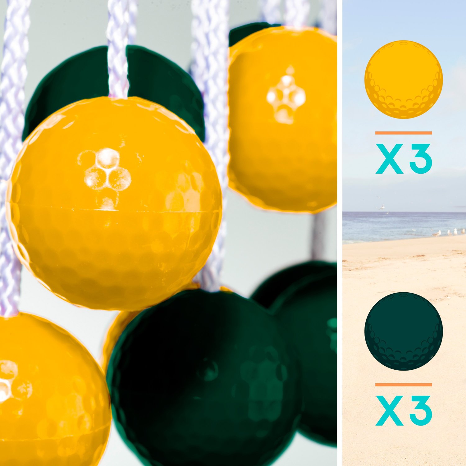 Franklin Replacement Ladderball Bolas 6-Pack | Academy