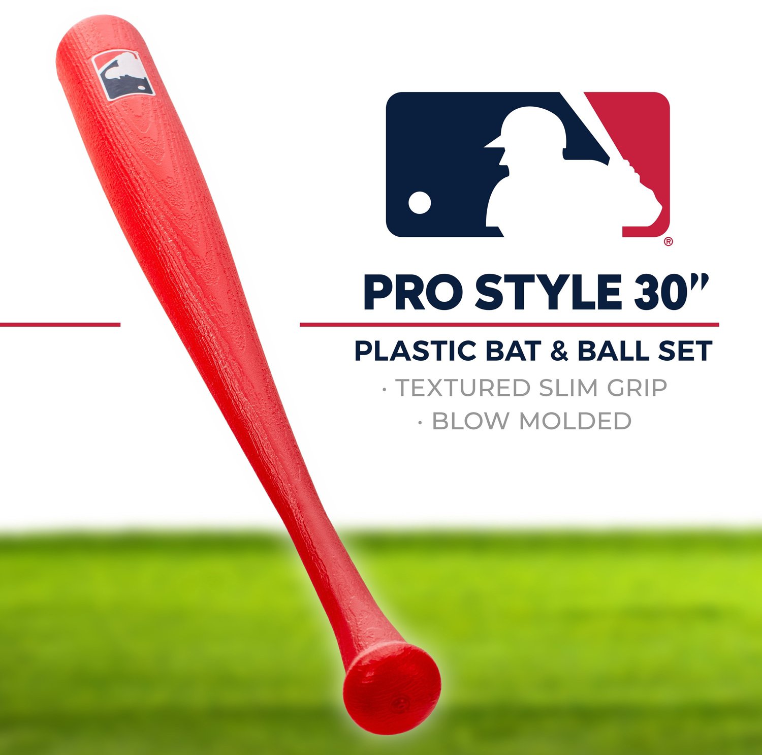 Franklin Kids' MLB 30 in Plastic Bat and Ball Set | Academy