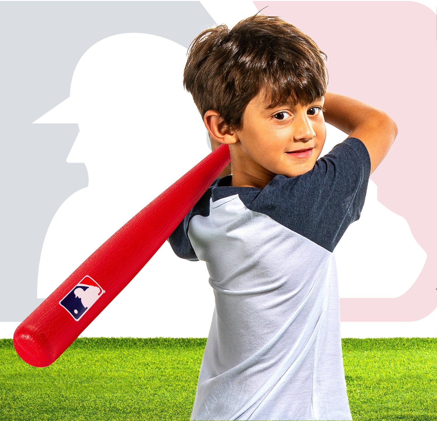 Franklin Kids' MLB 30 in Plastic Bat and Ball Set | Academy