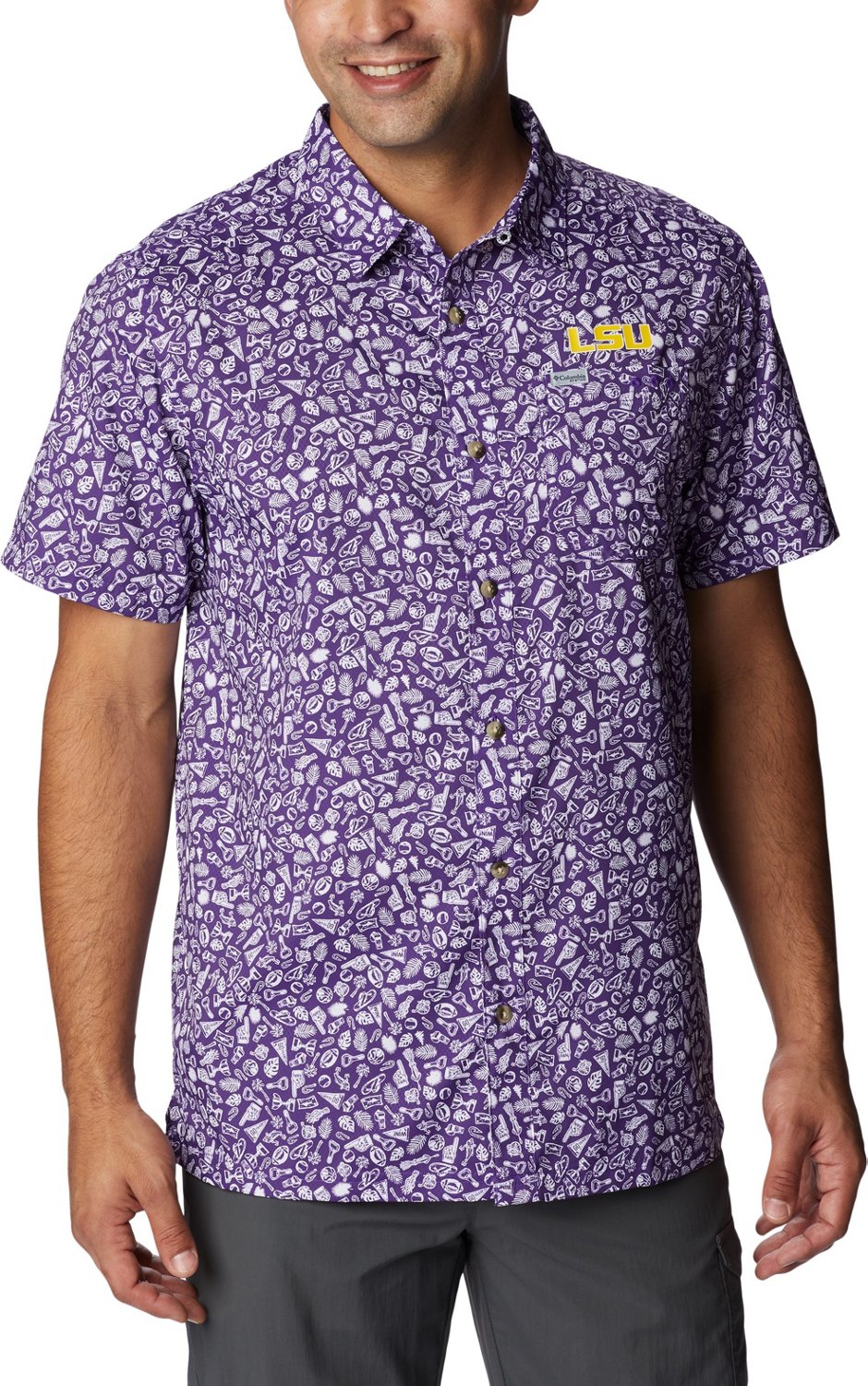 Columbia Sportswear Men's Louisiana State University Super Slack Tide ...