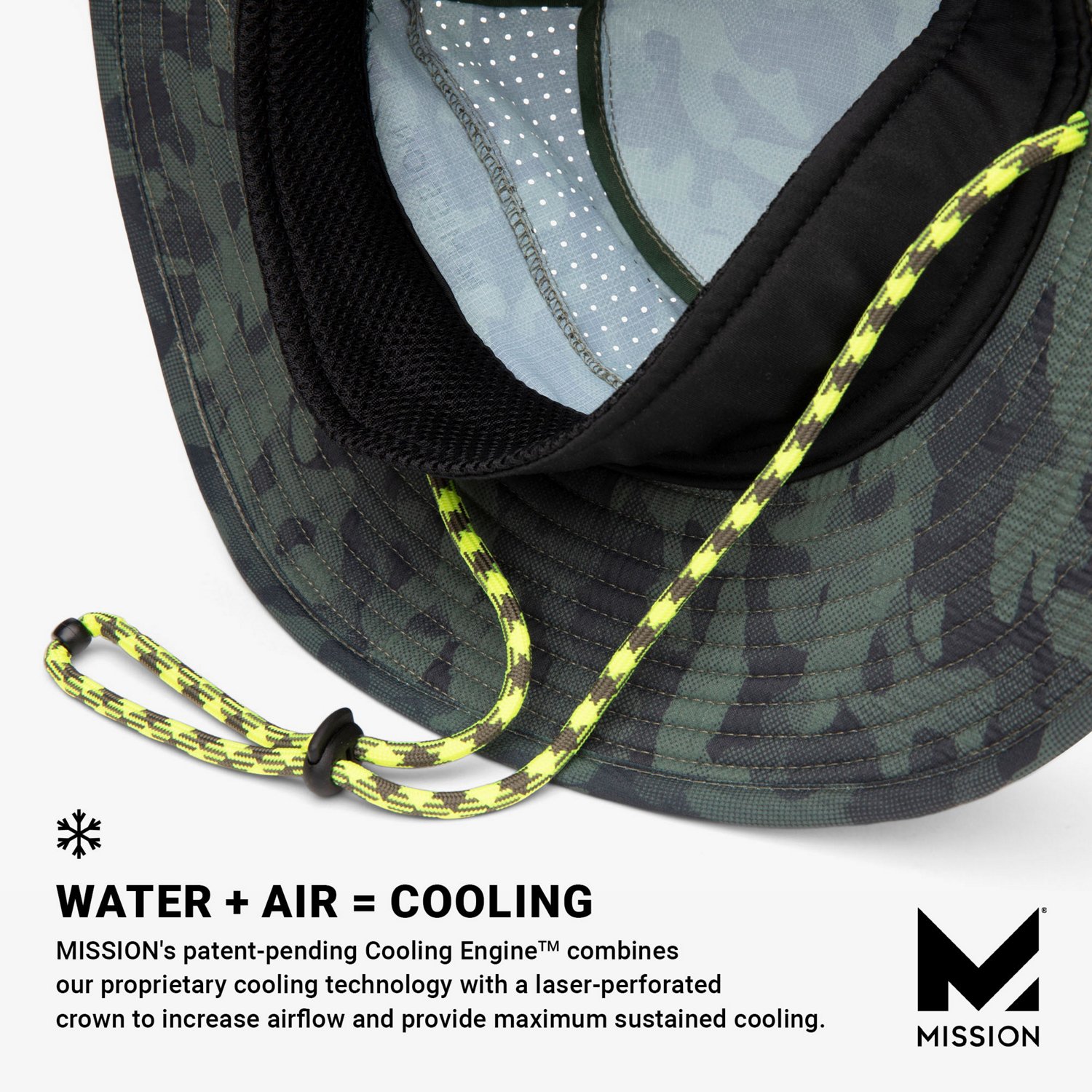 MISSION Adults' Anywhere Etched Camo Cooling Bucket Hat | Academy