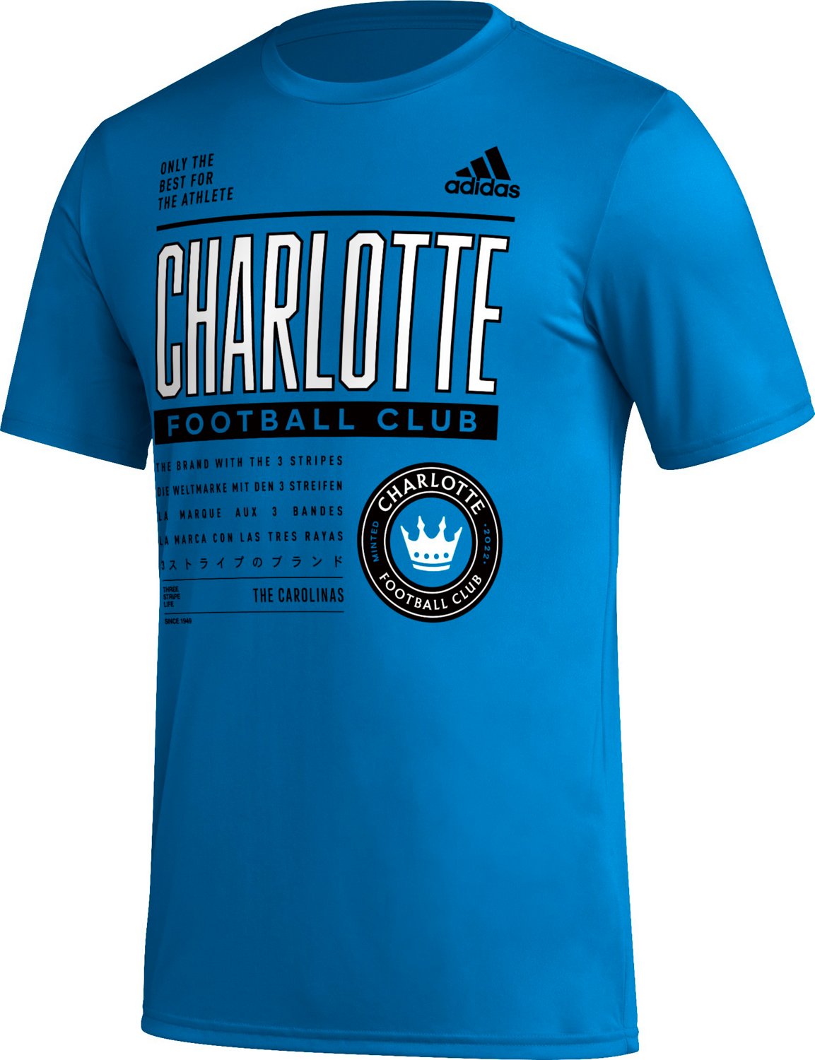 adidas Men's Charlotte FC Club DNA T-shirt | Academy