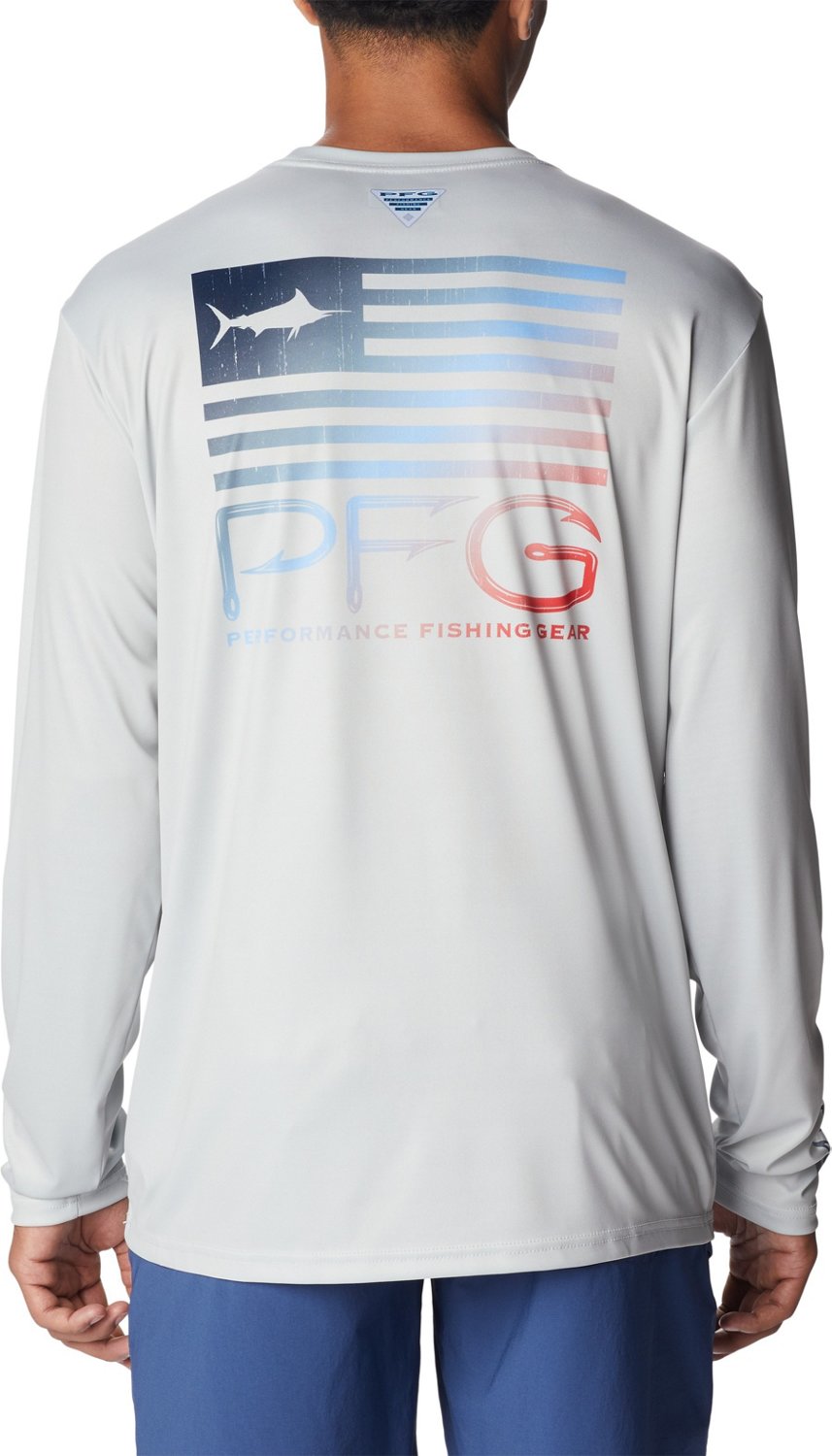 Columbia Sportswear Men's Terminal Tackle PFG Fish Star Long Sleeve ...