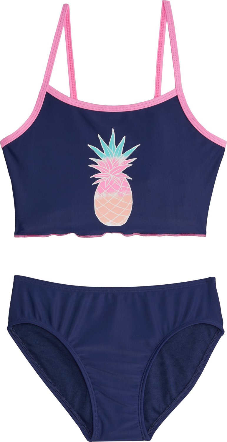 Orageous Girls Tie Dye Pineapple 2 Piece Swimsuit Academy