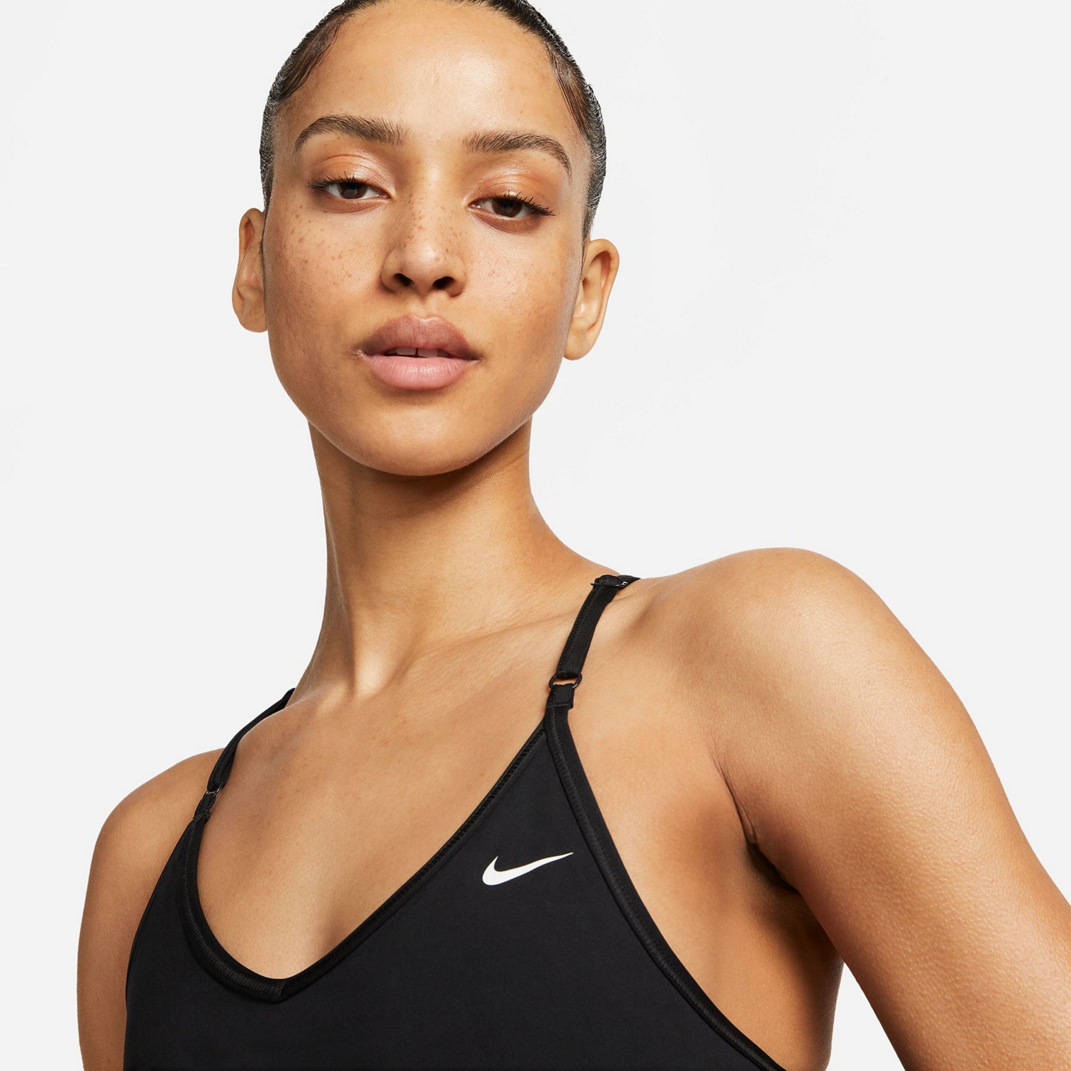 Nike Womens Dri Fit Indy Bra Tank Top Free Shipping At Academy