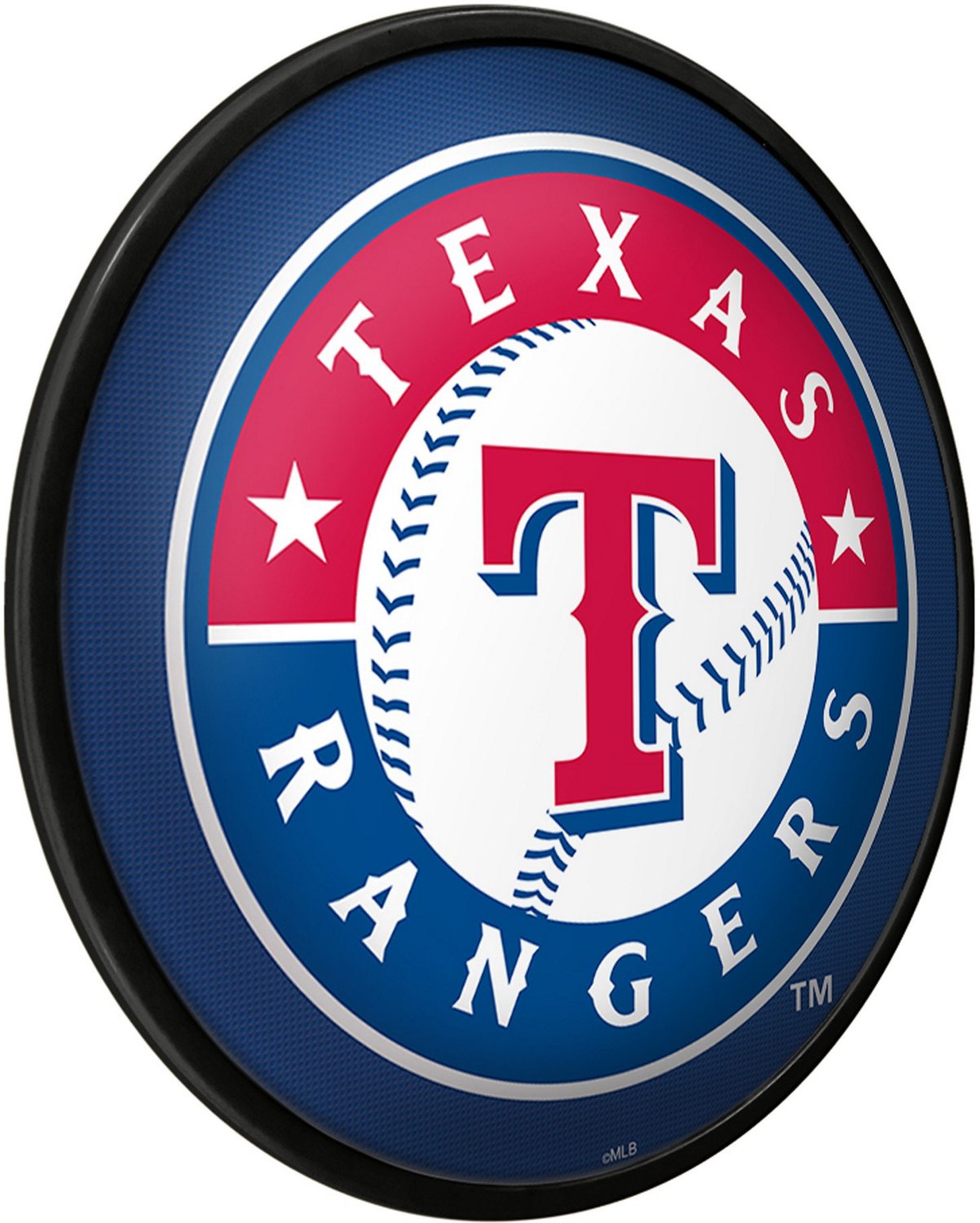 The Fan-Brand Texas Rangers Modern Disc Wall Sign | Academy