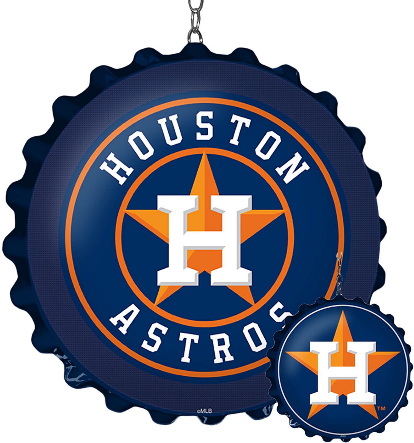 The Fan-Brand Houston Astros Double-Sided Bottle Cap Dangler | Academy