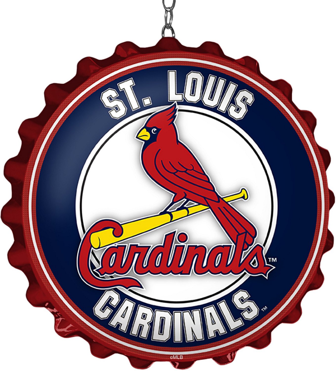 The Fan-Brand St. Louis Cardinals Double-Sided Bottle Cap Dangler | Academy