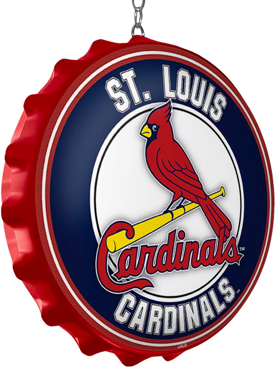 The Fan-Brand St. Louis Cardinals Double-Sided Bottle Cap Dangler | Academy