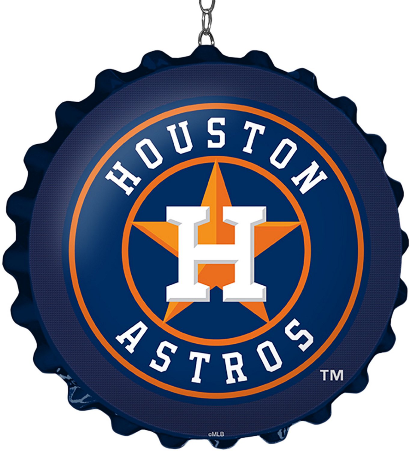 The Fan-Brand Houston Astros Double-Sided Bottle Cap Dangler | Academy