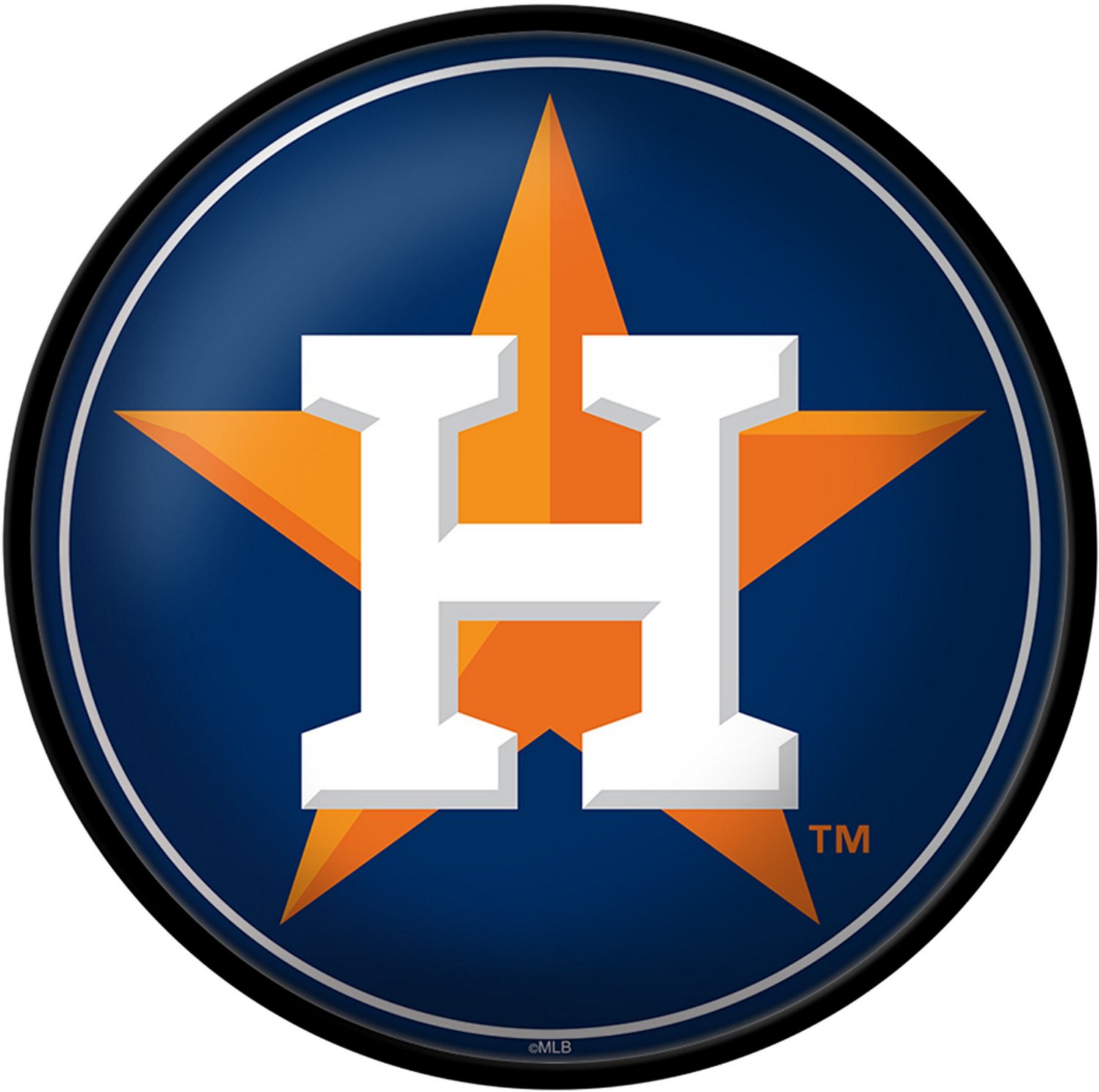 The Fan-Brand Houston Astros Logo Modern Disc Wall Sign | Academy