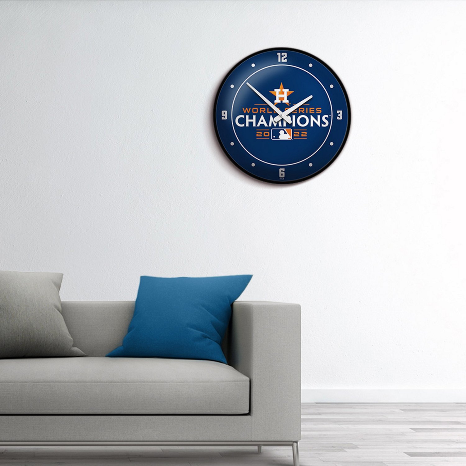 The Fan-Brand Houston Astros World Series Champs Modern Disc Wall Clock ...