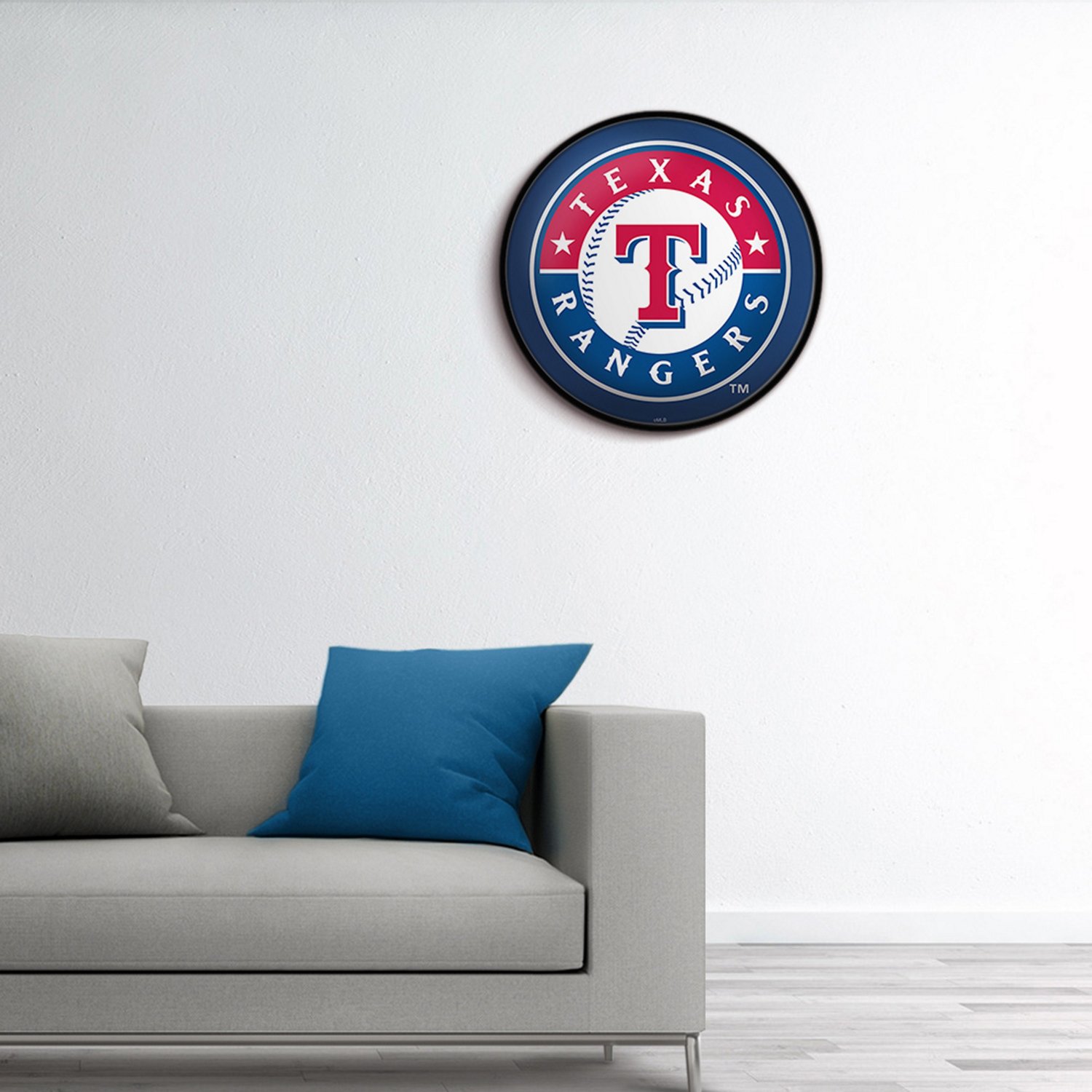 The Fan-Brand Texas Rangers Modern Disc Wall Sign | Academy