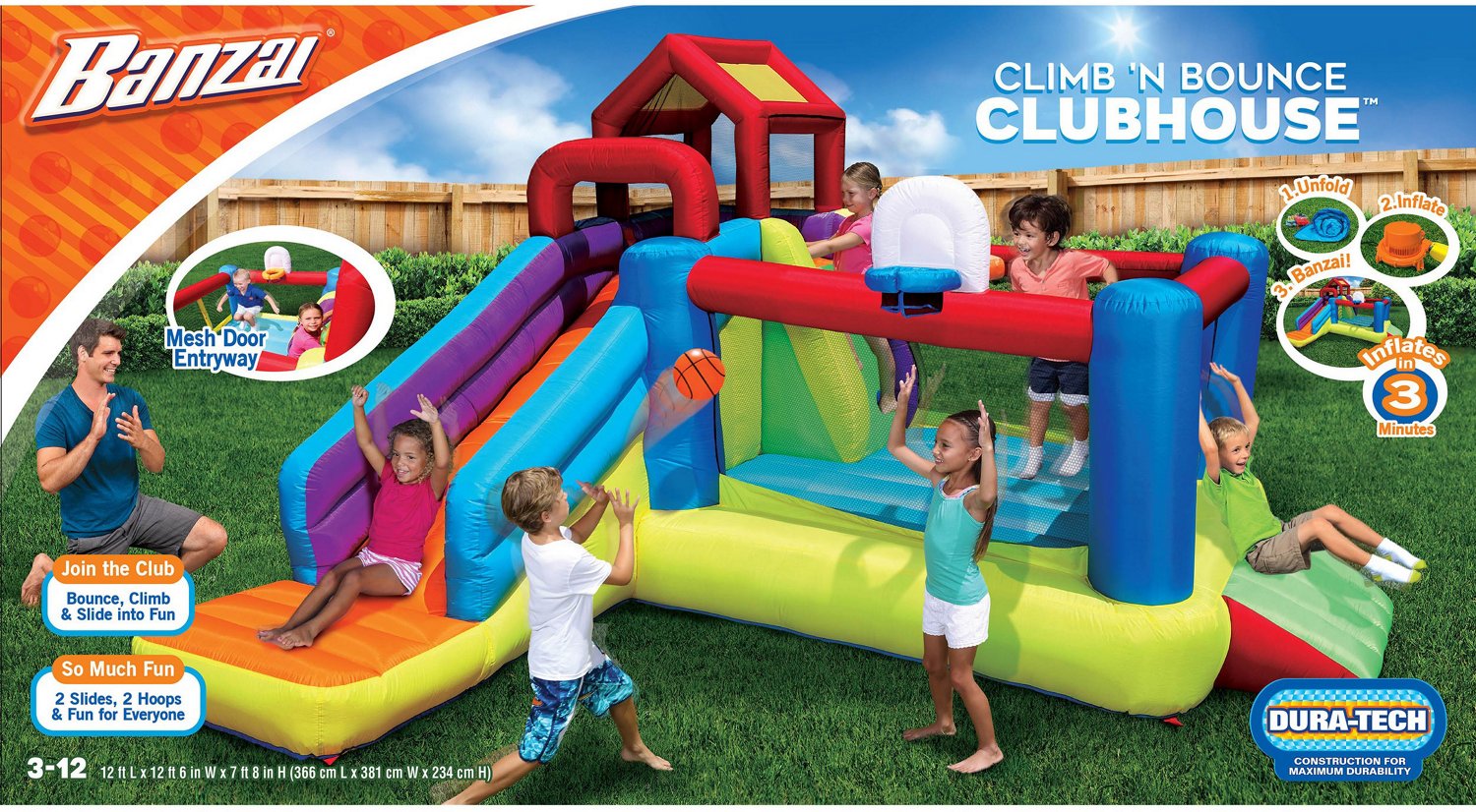 Banzai Climb N' Bounce House | Academy