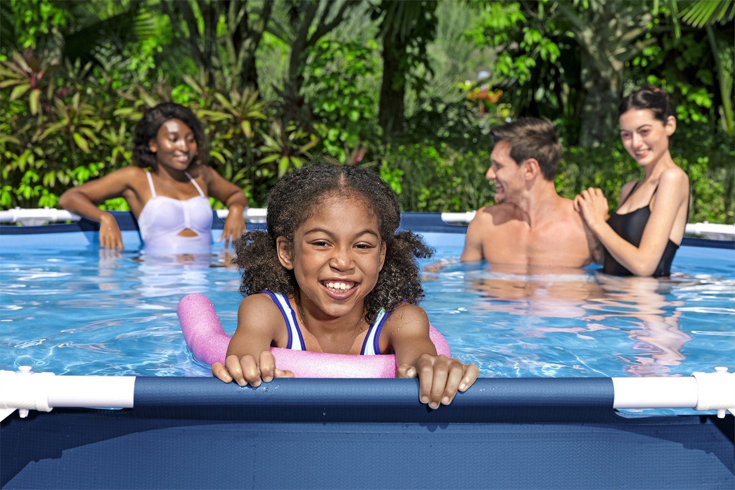 Bestway Steel Pro 12 ft x 30 in Above Ground Pool Set | Academy