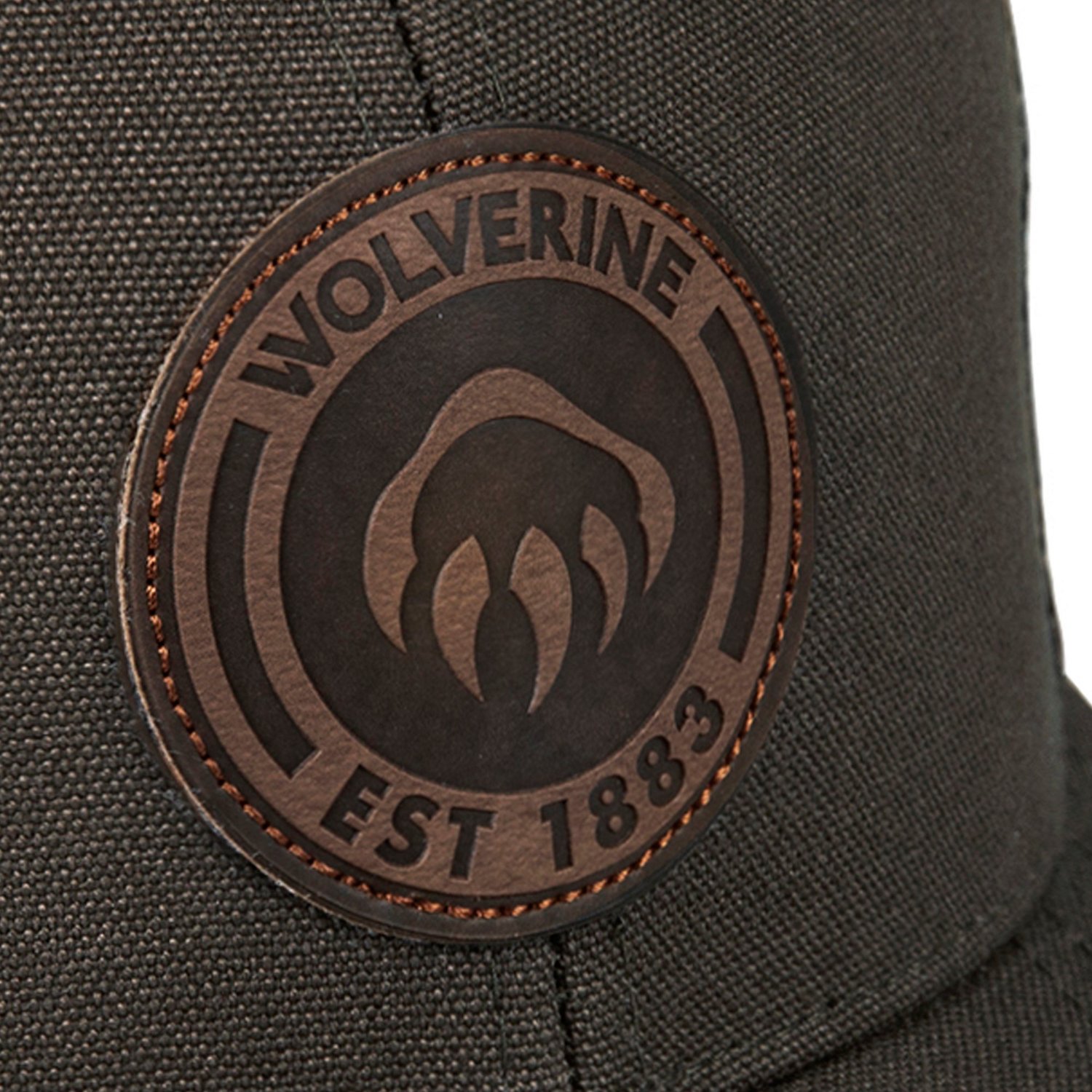 Wolverine 1883 Leather Patch Heavy Duty Canvas Adjustable Cap | Academy