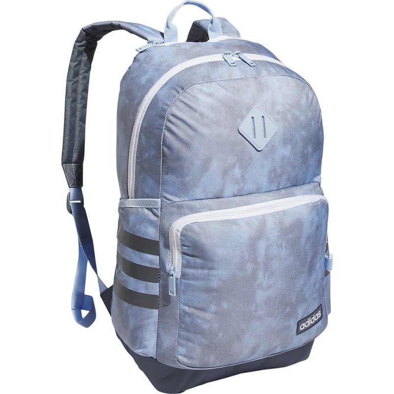 adidas Classic 3S 4 Backpack Stone Wash Blue/Onix Grey - Backpacks at ...