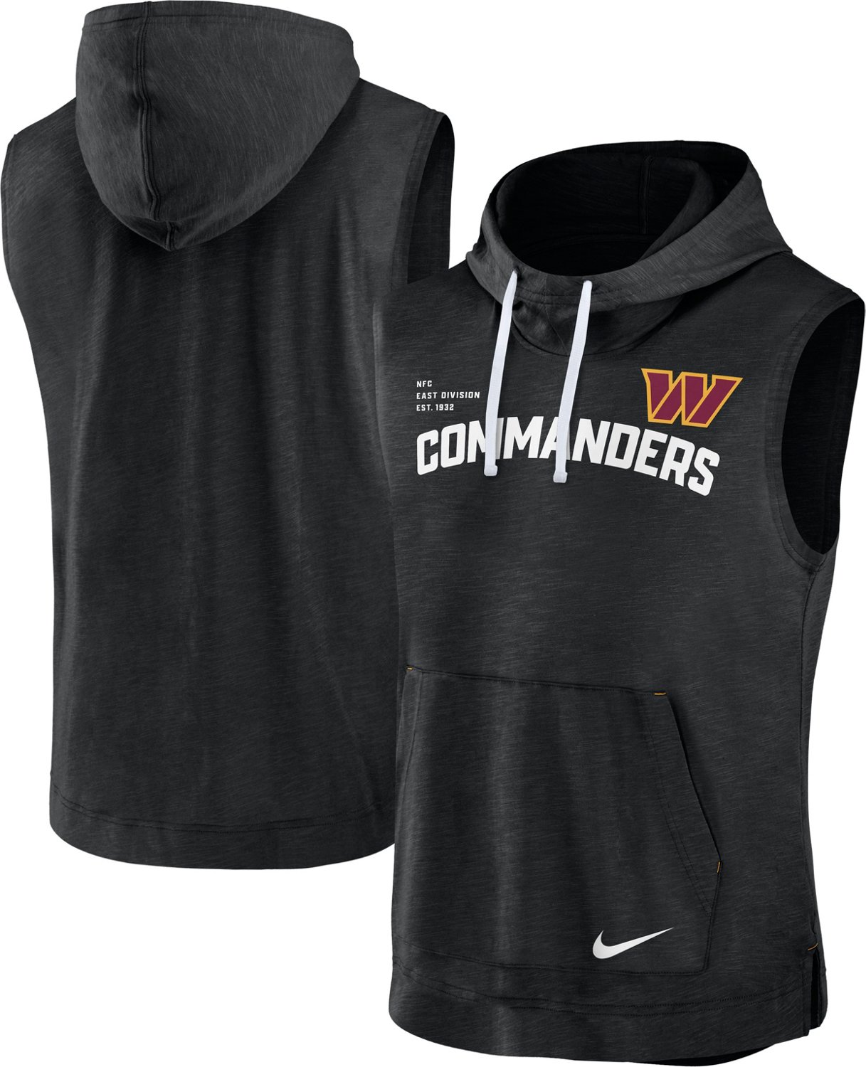 Nike Men's Washington Commanders Sleeveless Hoodie | Academy