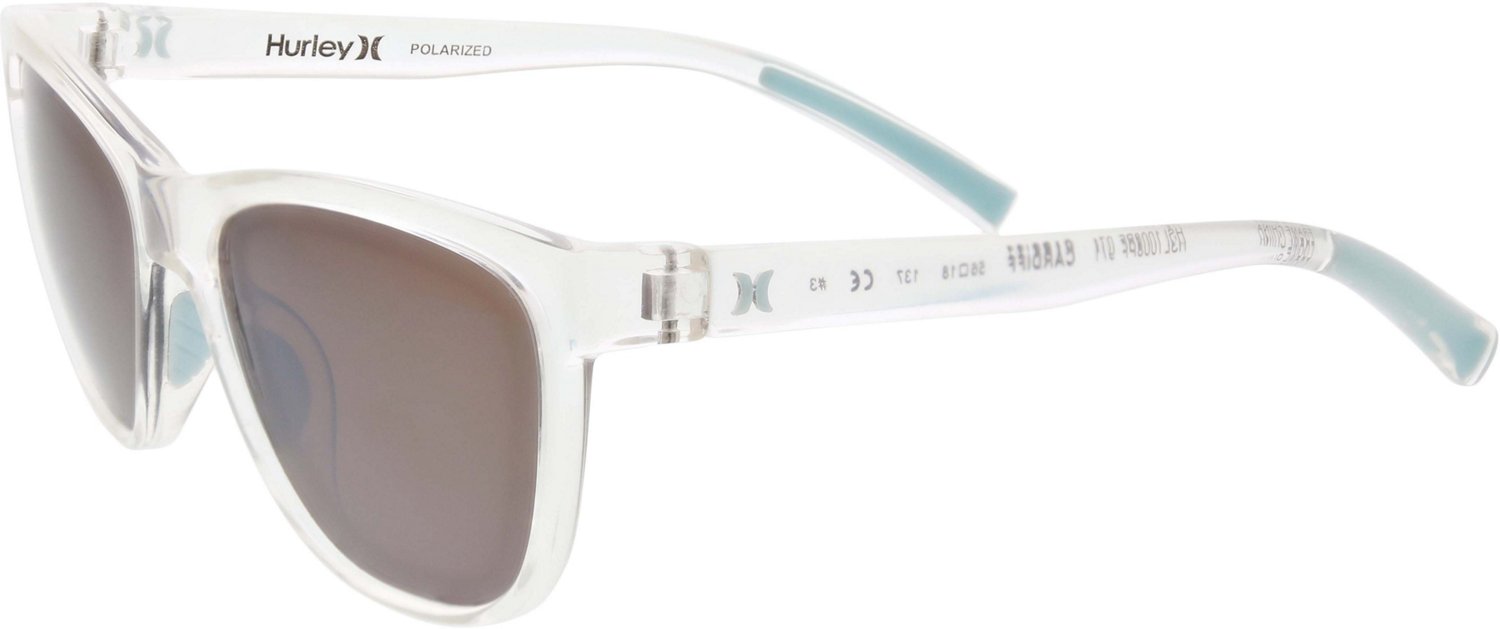 Hurley Women's Cardiff Rubberized Polarized Floating Frame Sunglasses | Academy
