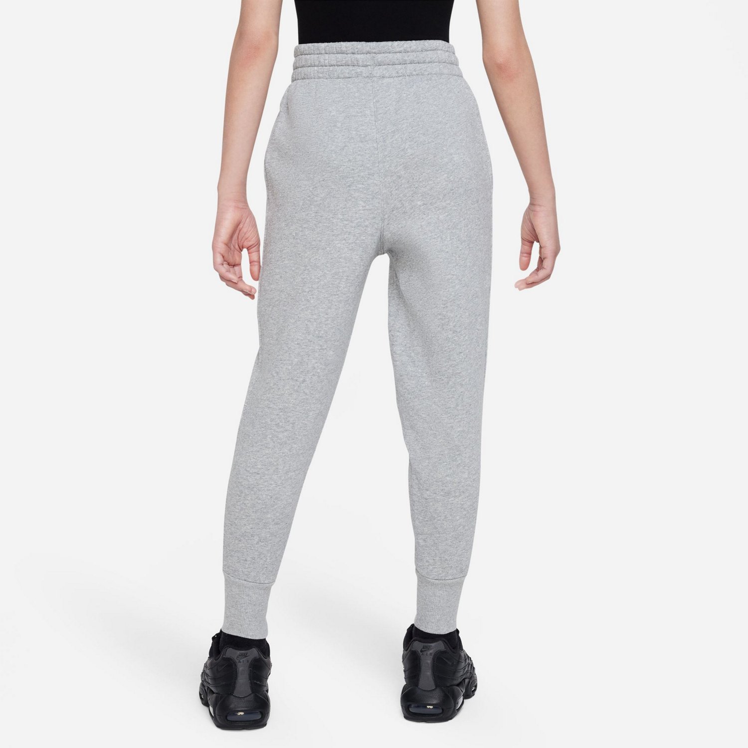 Nike Girls Sportswear Club Fleece High Waisted Fitted Pants Academy