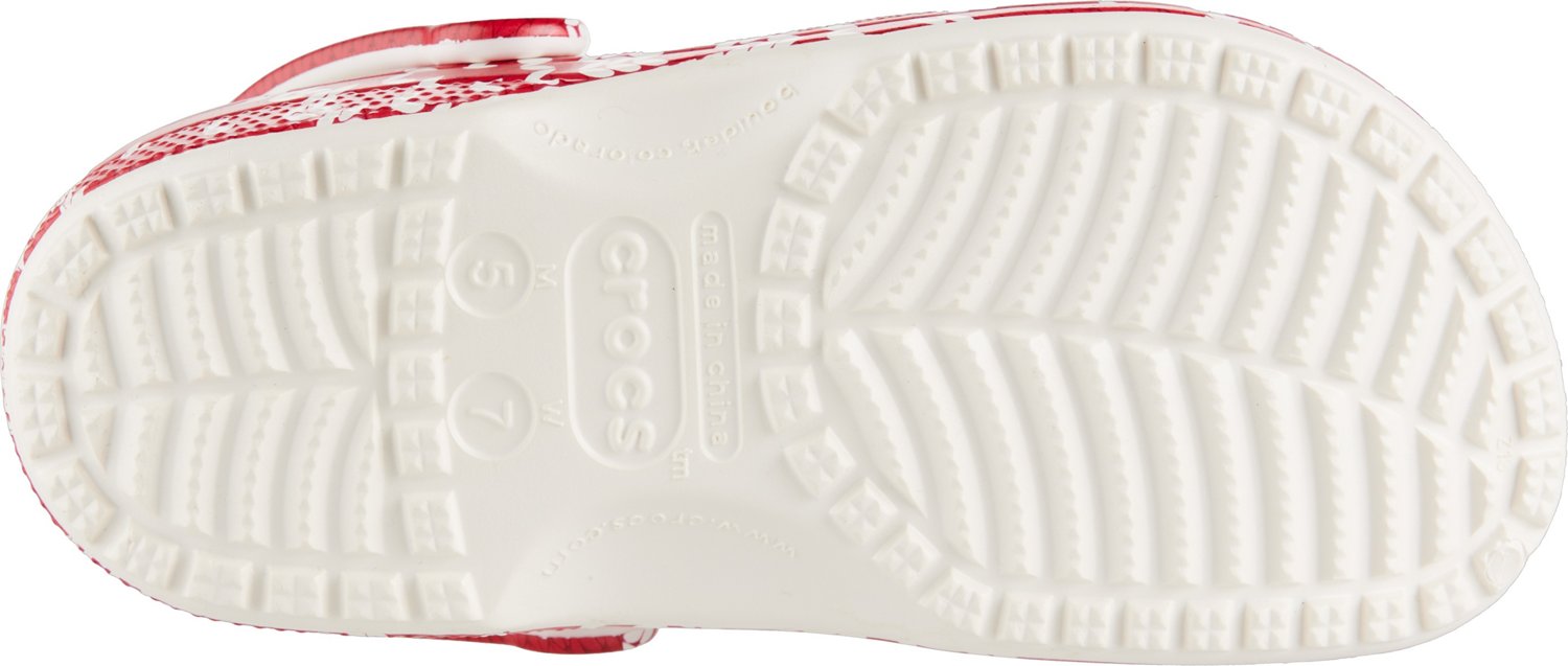 Crocs Adults' Classic Holiday Sweater Clogs | Academy
