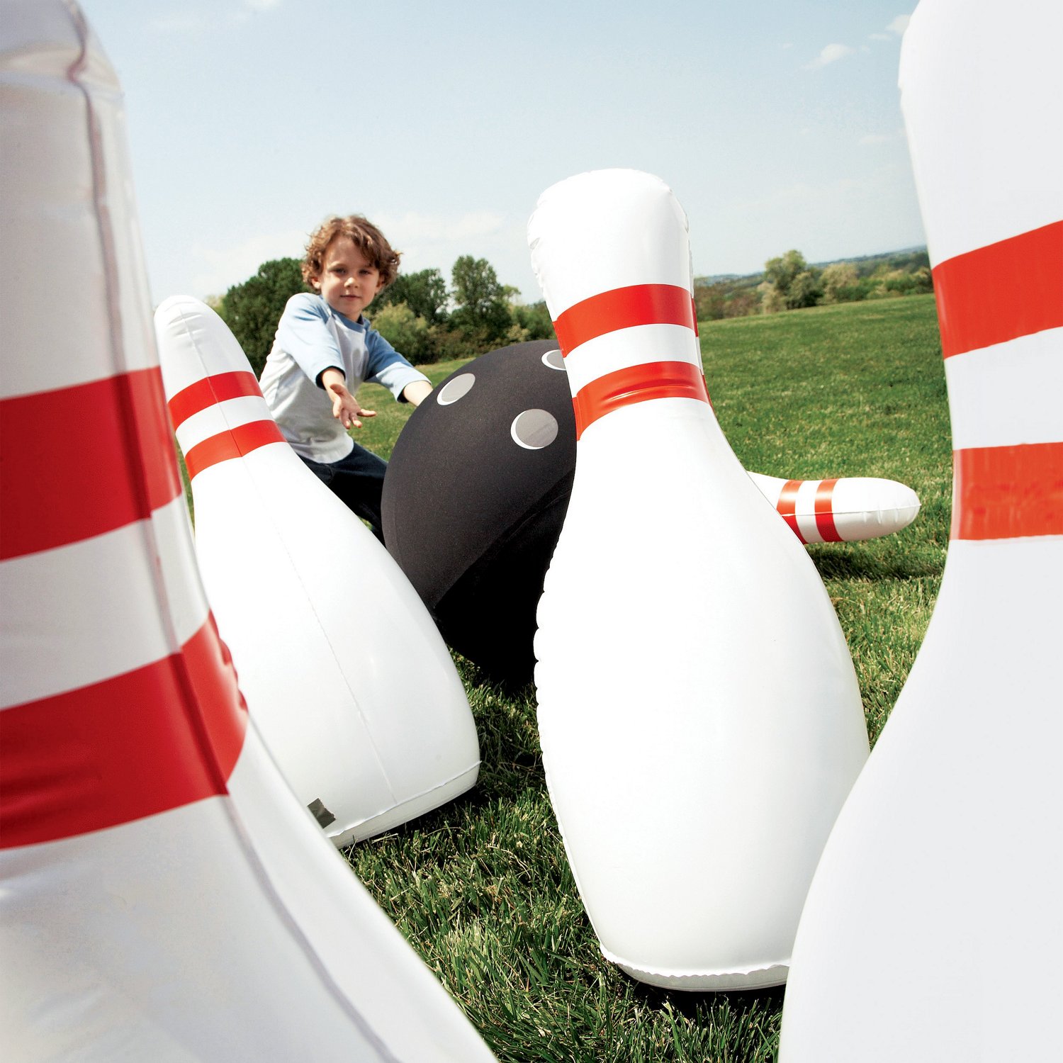 HearthSong Giant Inflatable Bowling Set | Academy