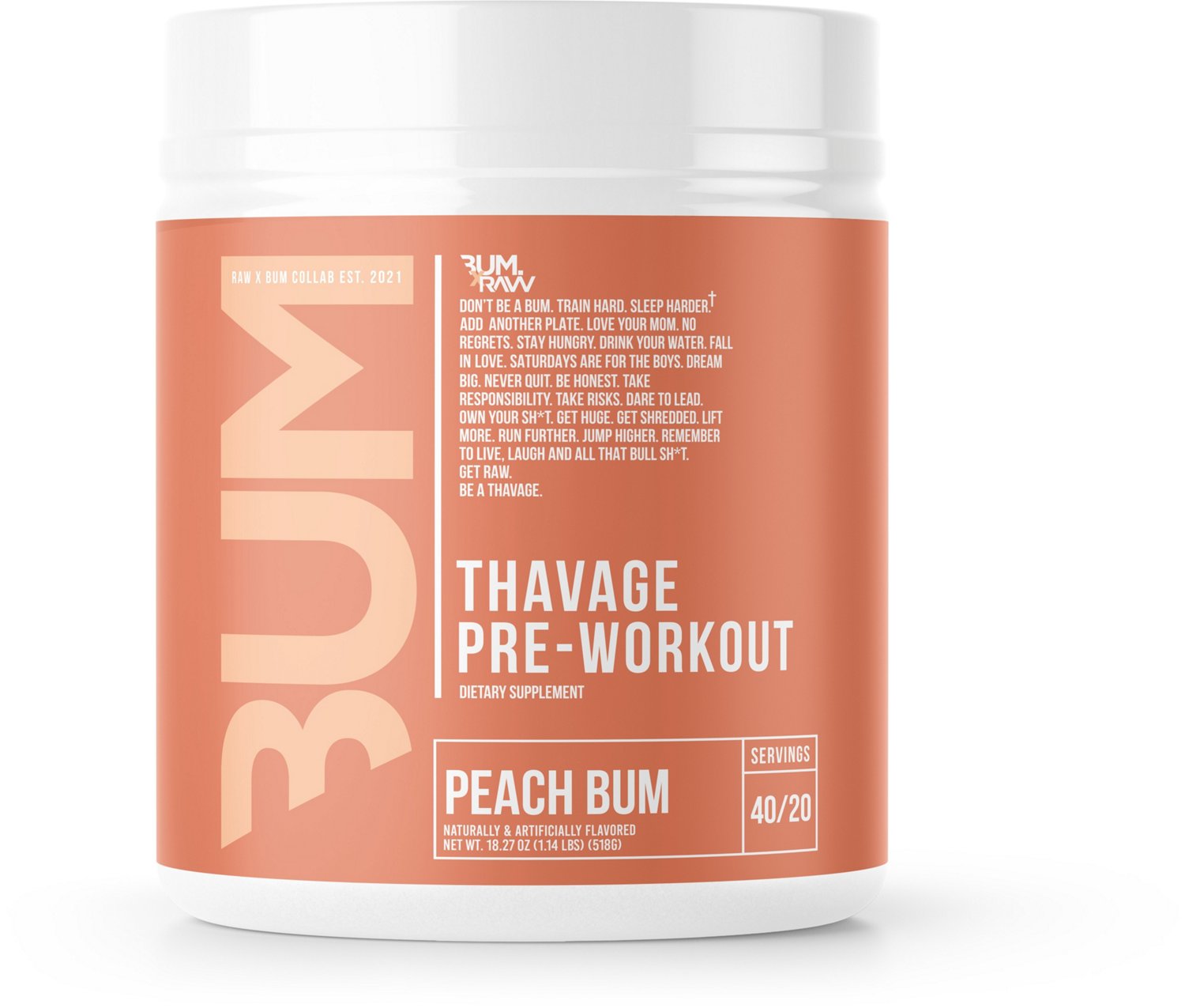 RAW CBUM Series Thavage Pre-Workout | Academy